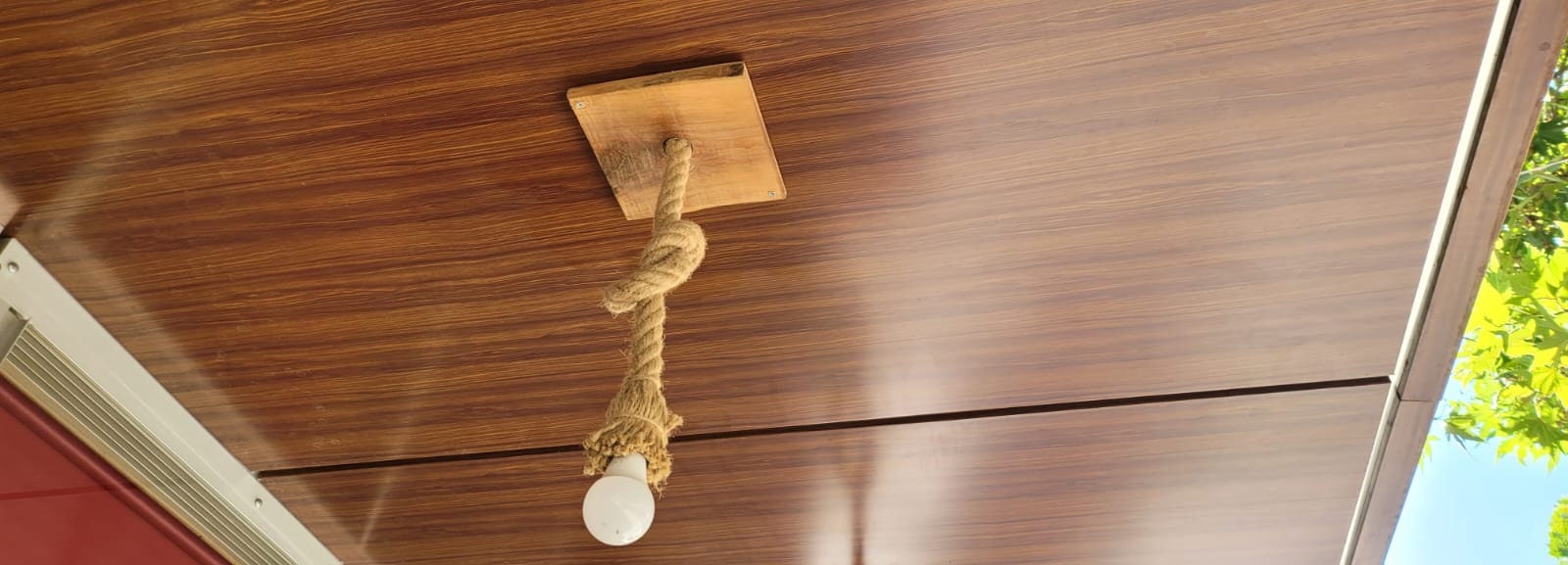 Rustic Hemp Rope Pendant Lighting Fixture, Decorative Natural Rope Lamp ...