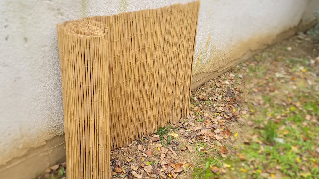 Reed Garden Patio Fence, Conservatory Decor, Reed Bamboo Room Divider ...