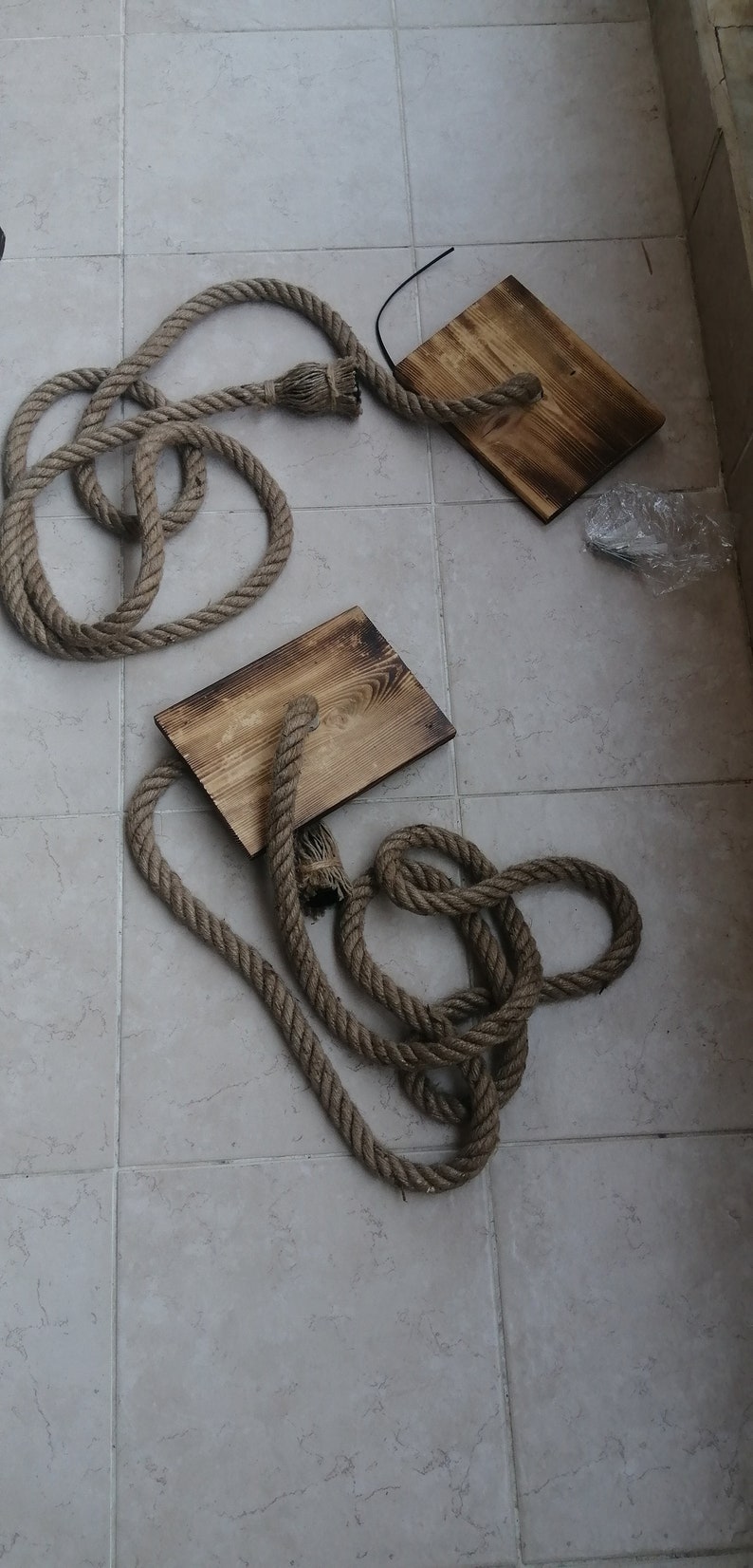 Rustic Hemp Rope Pendant Lighting Fixture, Decorative Natural Rope Lamp ...