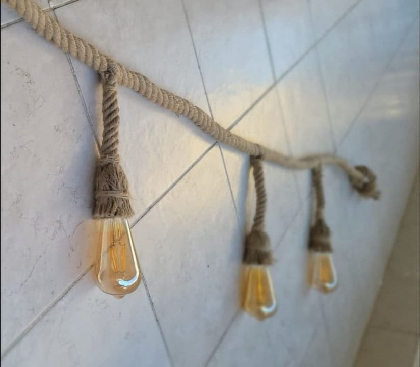 Rope Braided String Pendant Lights, Rope Pendant Chandelier in ...
