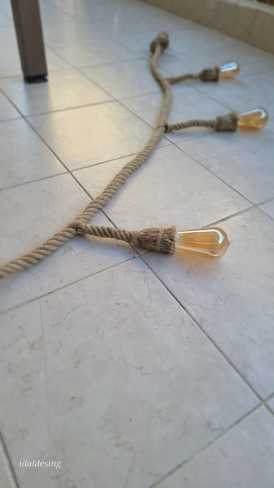 Rope Braided String Pendant Lights, Rope Pendant Chandelier in ...