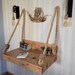 Rope Hanging Wall Table, Swing Table, Rustic Study Table, Entryway ...