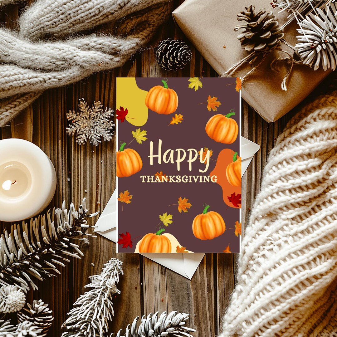 Happy Thanksgiving Greeting Cards 1, 10, 30, and 50pcs Bulk Cards ...