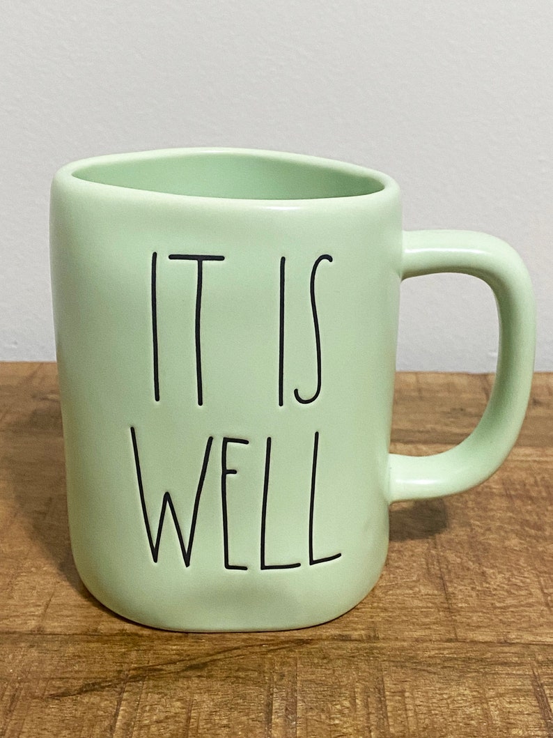 Rae Dunn It is Well With My Soul Mug, Rae Dunn Faith Mug, Rae Dunn ...