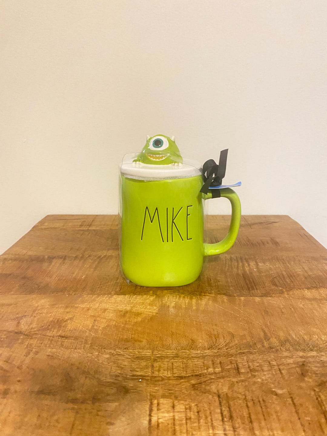 Rae Dunn Pixar Monster Inc Mike Mug With Mike Wasowski Lid, Rae Dunn ...