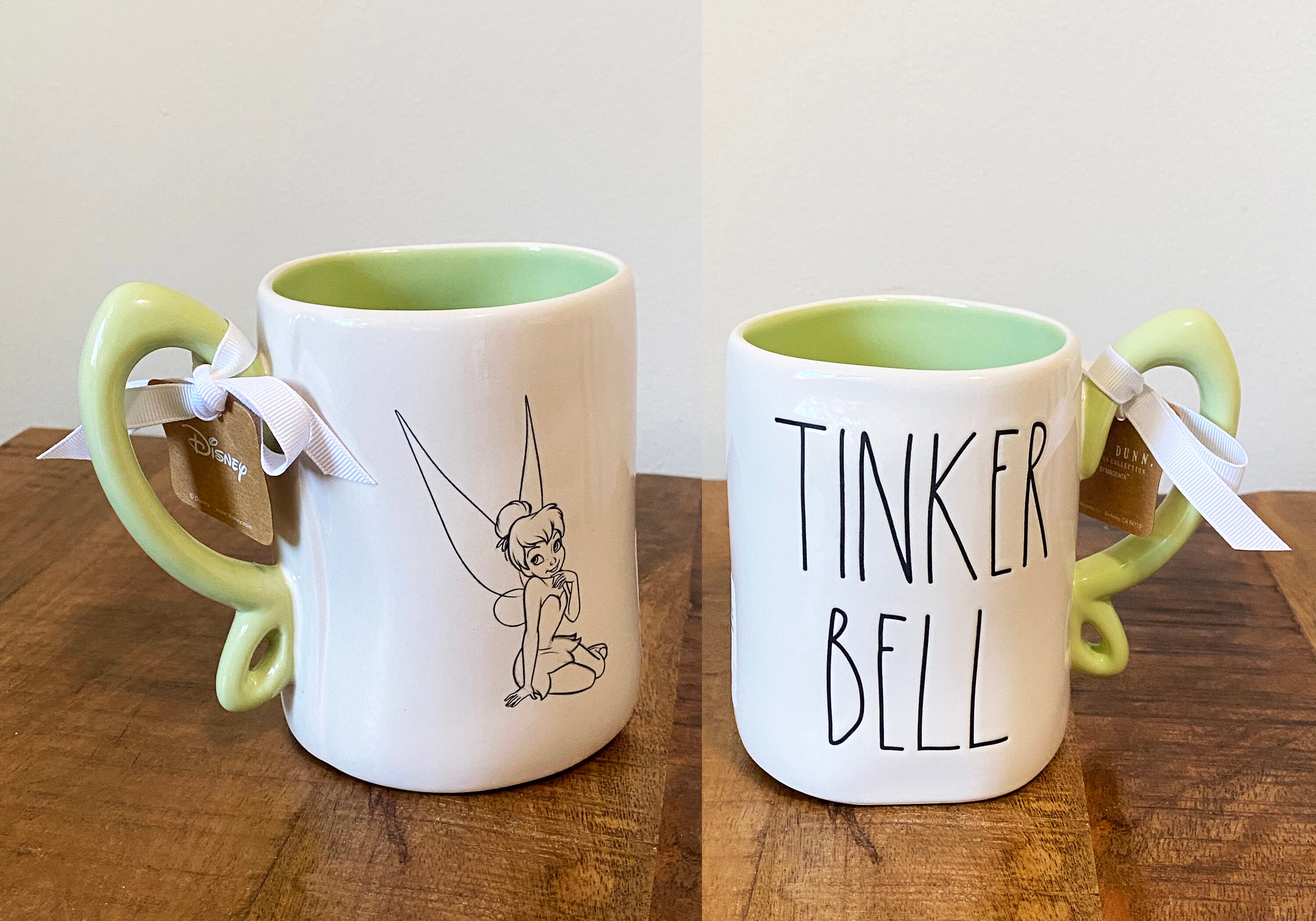 Rae Dunn Tinker Bell Kitchen Mug,rae Dunn I Can Fly Mug,rae Dunn Peter ...