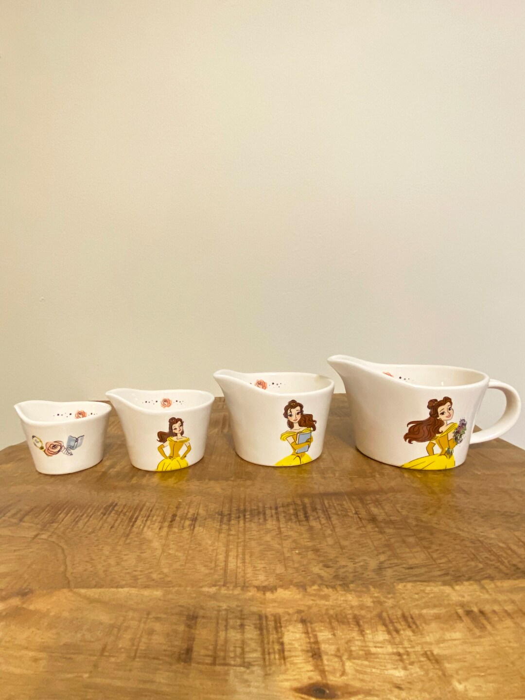Rae Dunn Belle Measuring Cups, Rae Dunn Disney Measuring Cups,rae Dunn ...