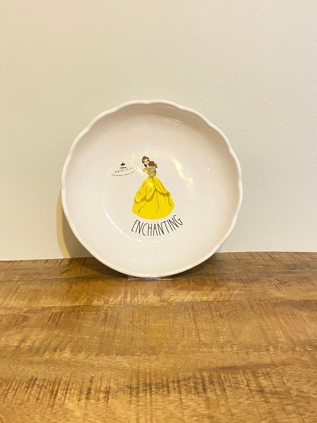 Rae Dunn Disney Beauty & Beast Enchanting Pasta Bowls Plates,disney ...