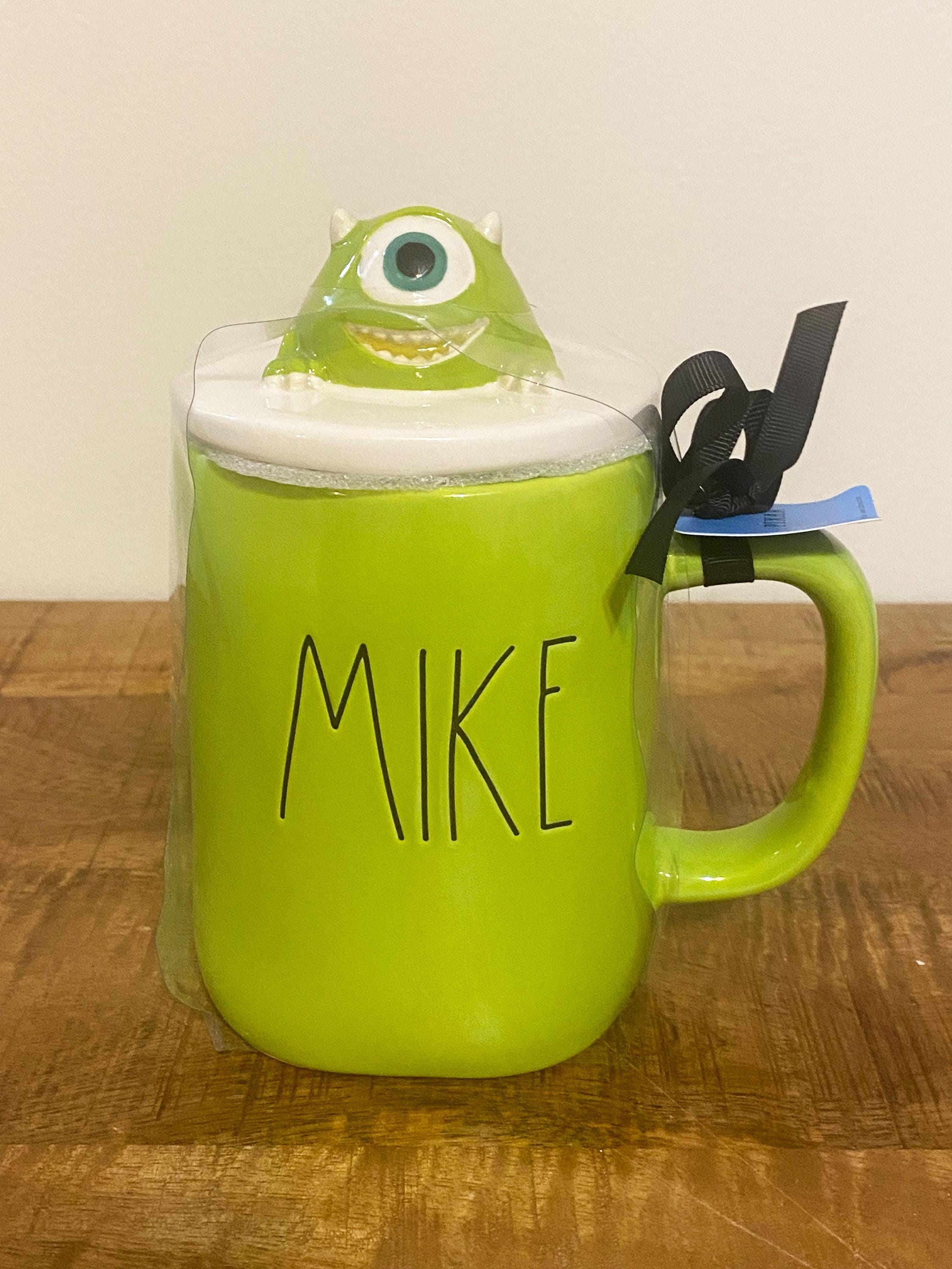 Rae Dunn Pixar Monster Inc Mike Mug With Mike Wasowski Lid, Rae Dunn ...