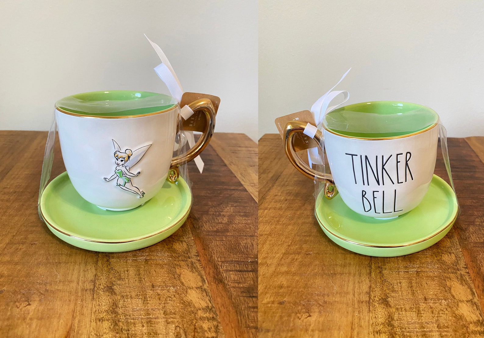 Rae Dunn Tinker Bell Kitchen Mug,rae Dunn I Can Fly Mug,rae Dunn Peter ...
