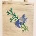 Blue Fish Canvas Hand Painted Bag, Everyday Bag, Bag for Laptop, Bag ...