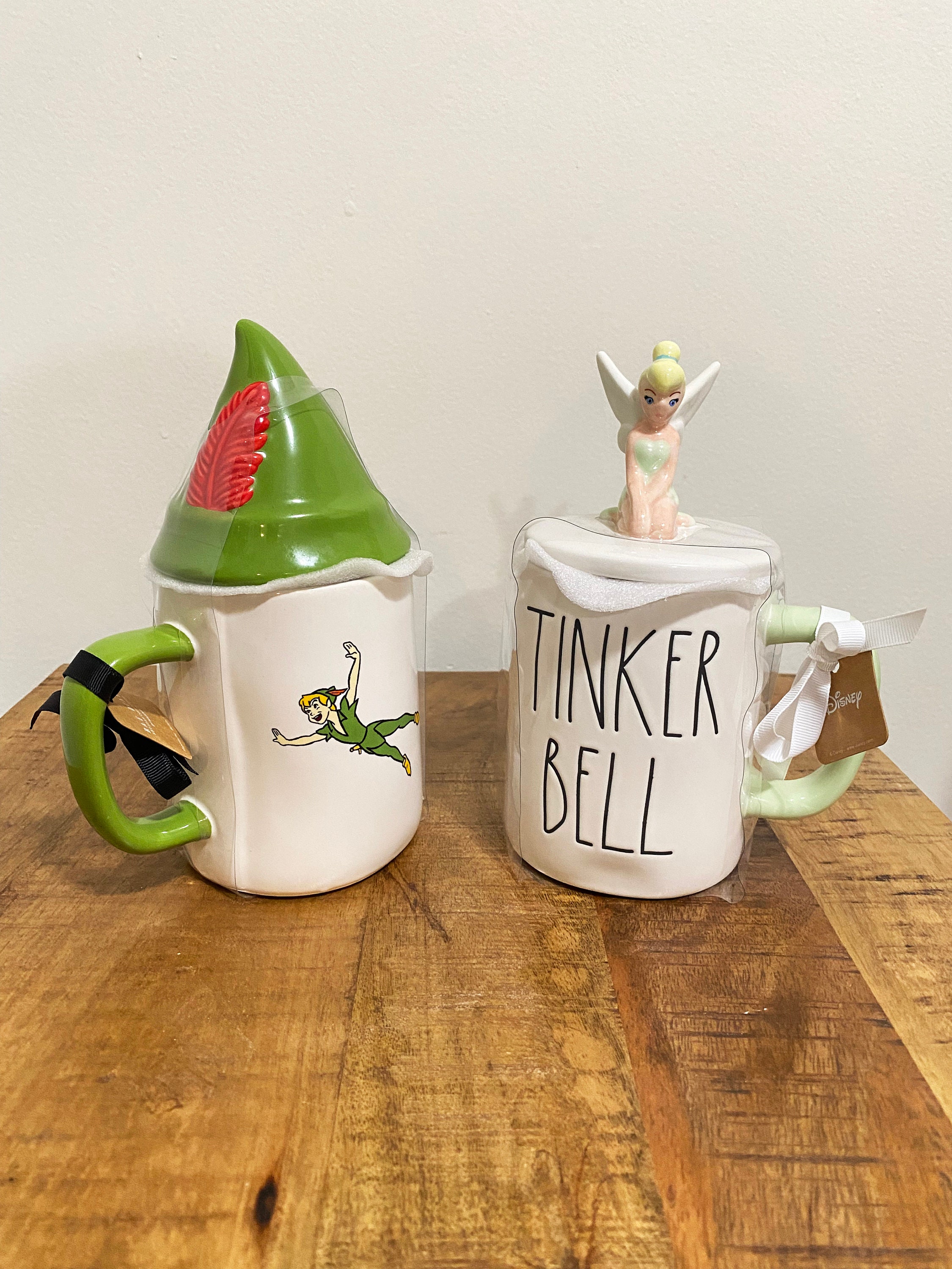Rae Dunn Tinker Bell Kitchen Mug,rae Dunn I Can Fly Mug,rae Dunn Peter ...