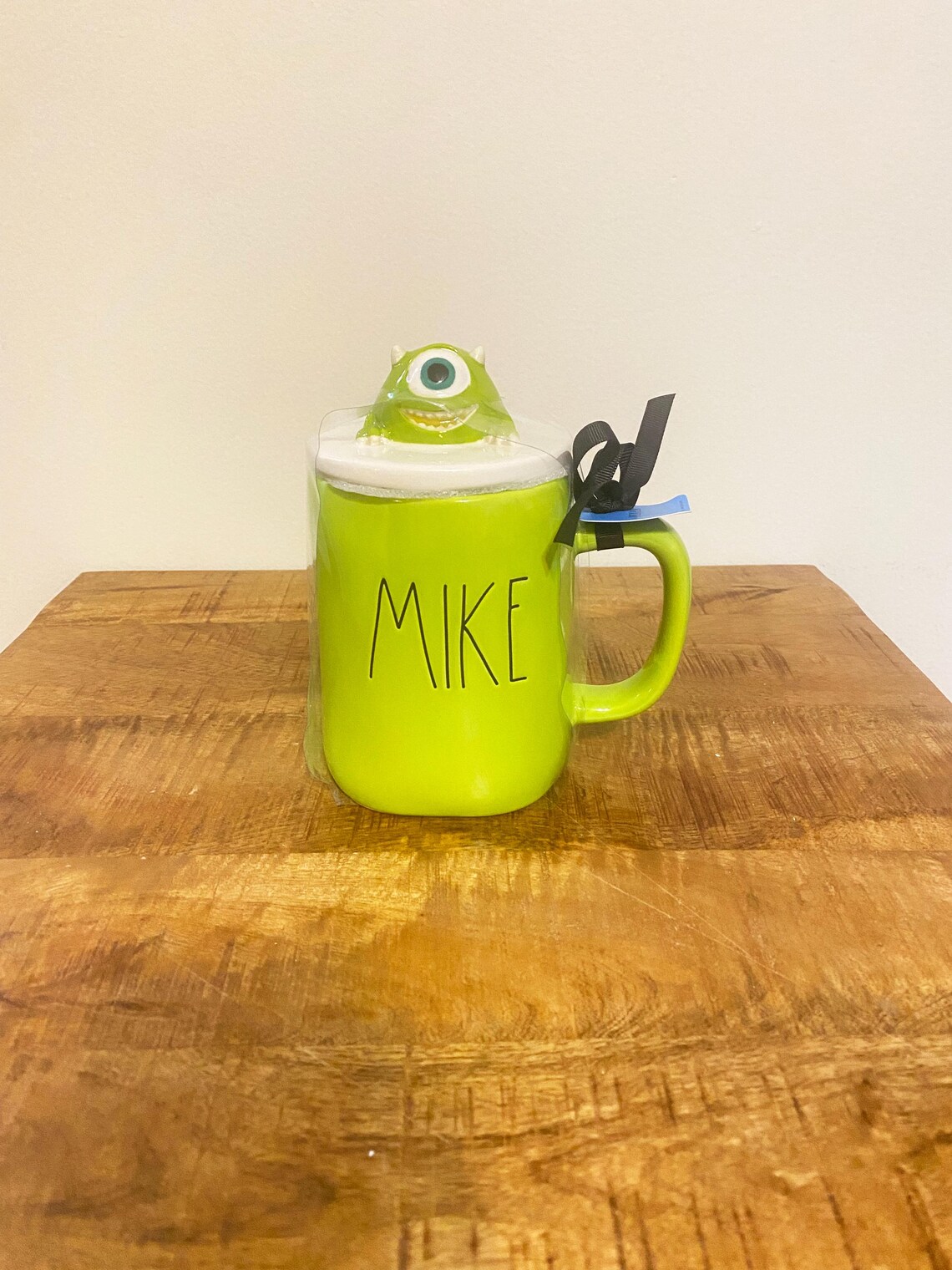 Rae Dunn Pixar Monster Inc Mike Mug With Mike Wasowski Lid, Rae Dunn ...