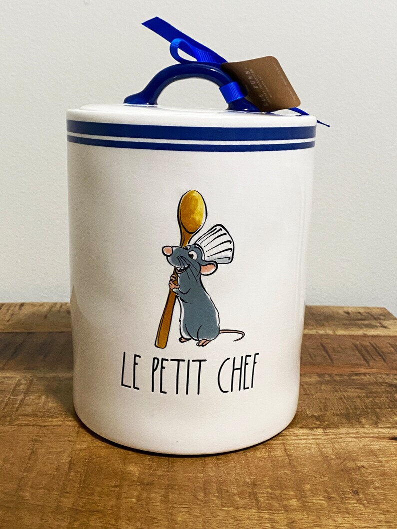 Rae Dunn Pixar Le Petit Chef Canisterrae Dunn Ratatouille Le - Etsy