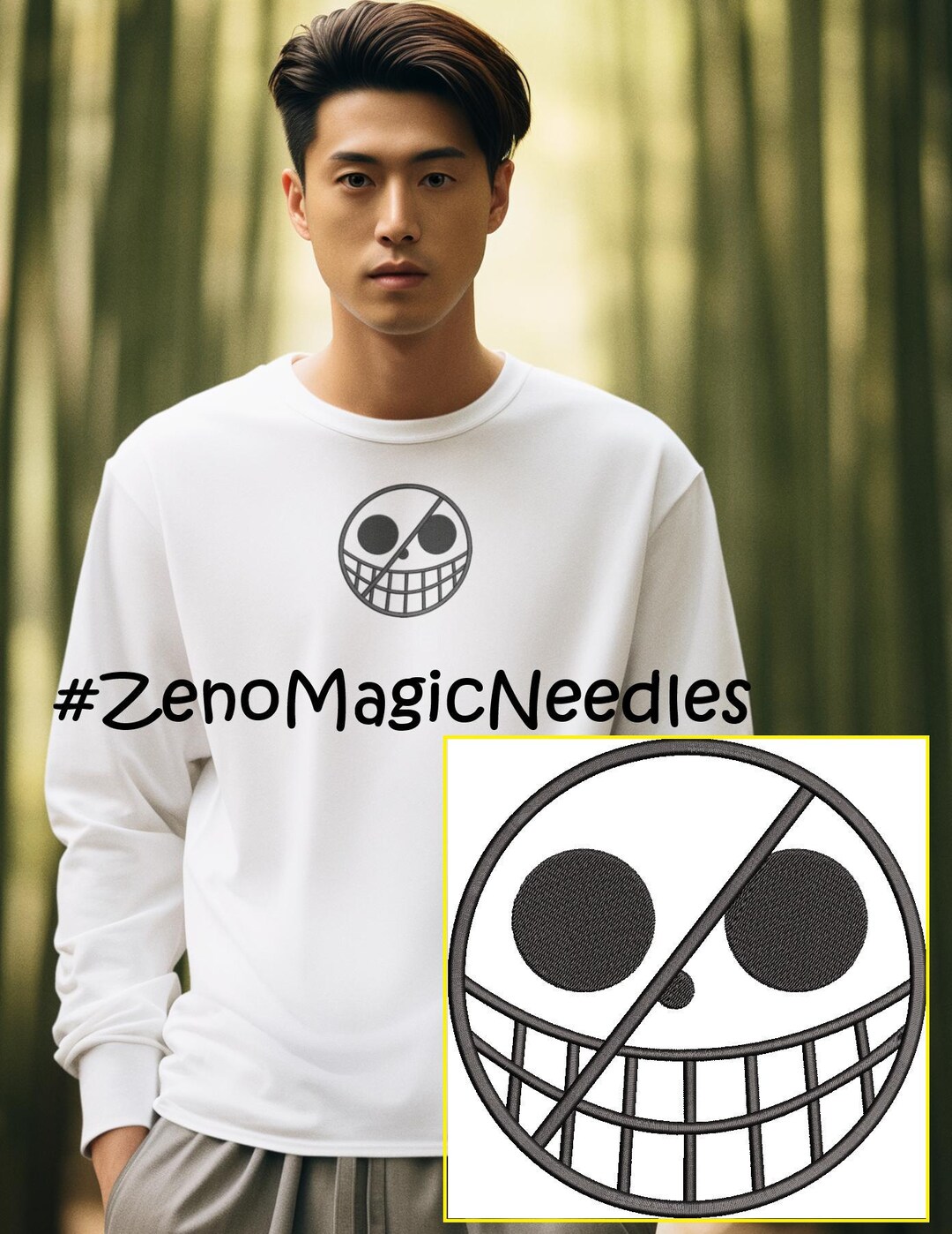 DOFFY One Piece EMBROIDERY Logo Unisex Crewneck - Etsy