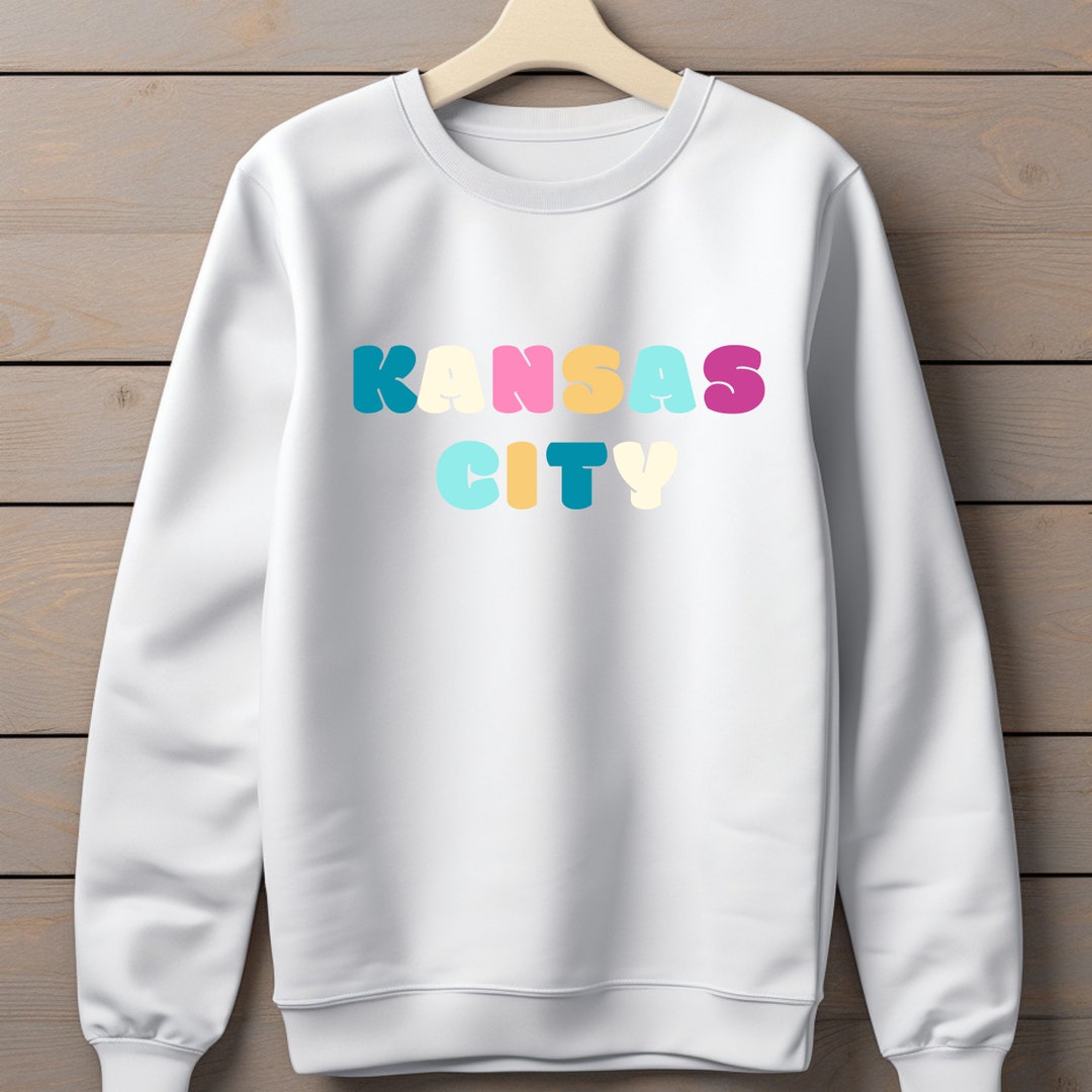 Kansas City Sweatshirt KC Crewneck Cute Kansas City - Etsy
