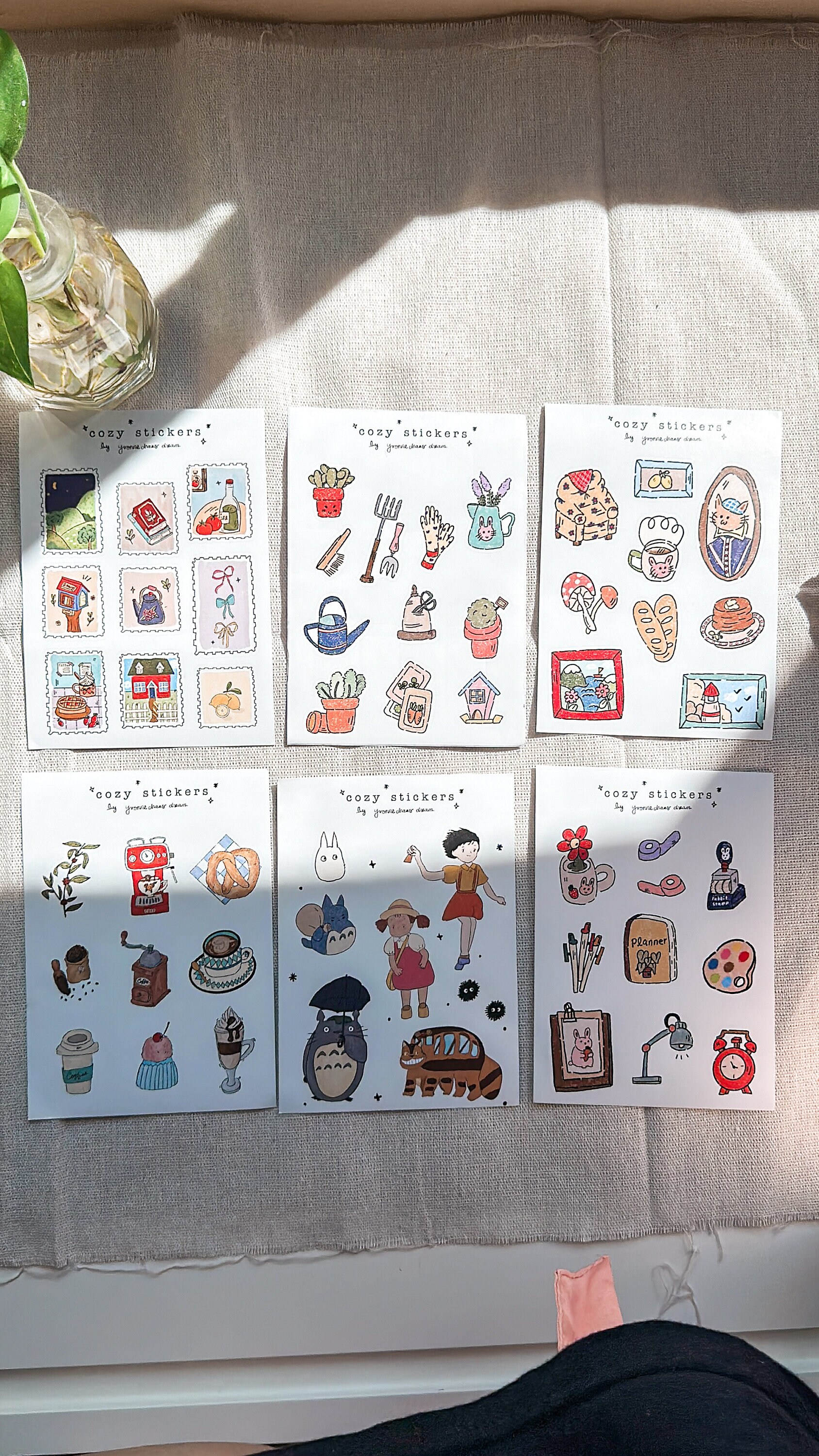 3 Matte Sticker Sheets, Sticker Pack, Sticker Bundle, Cute Stickers ...