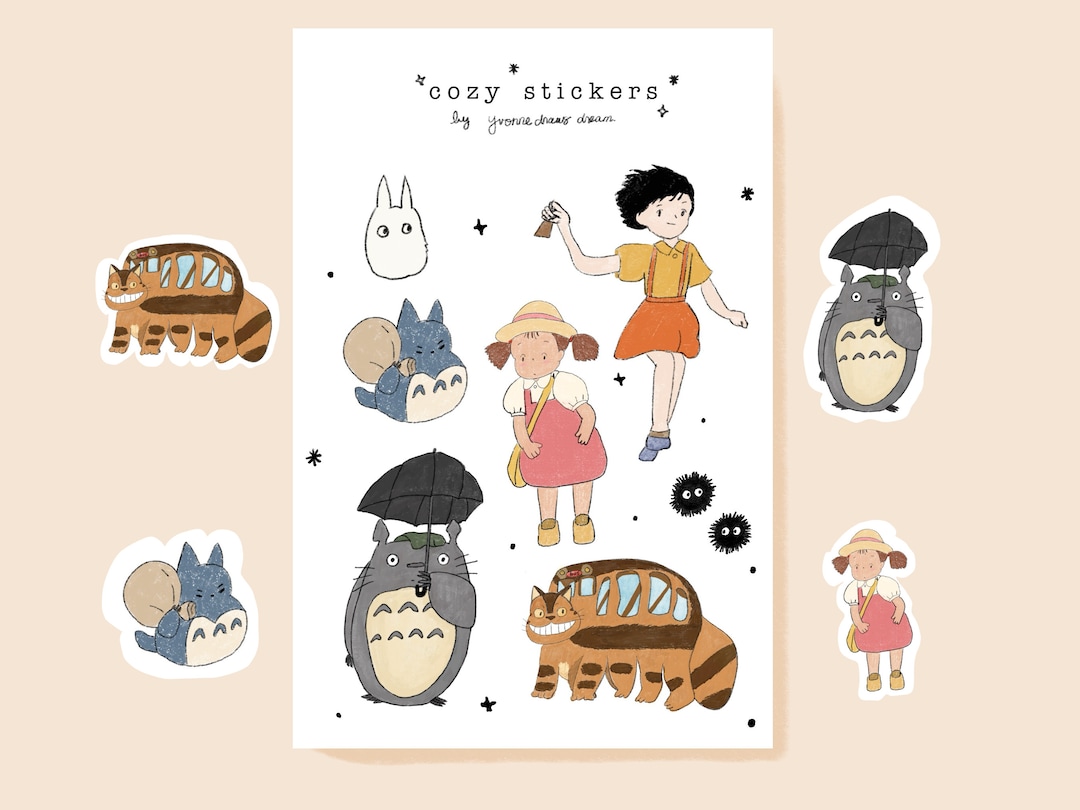 My Neighbor Totoro Sticker Sheet| Ghibli Studio| Bullet Journal Sticker ...