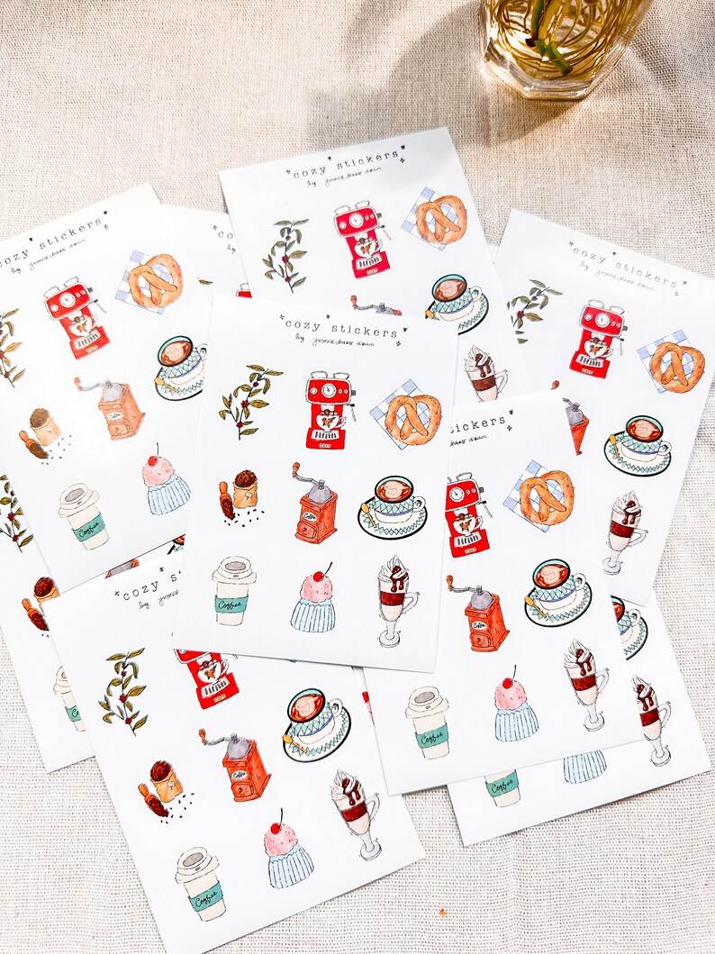 3 Matte Sticker Sheets, Sticker Pack, Sticker Bundle, Cute Stickers ...