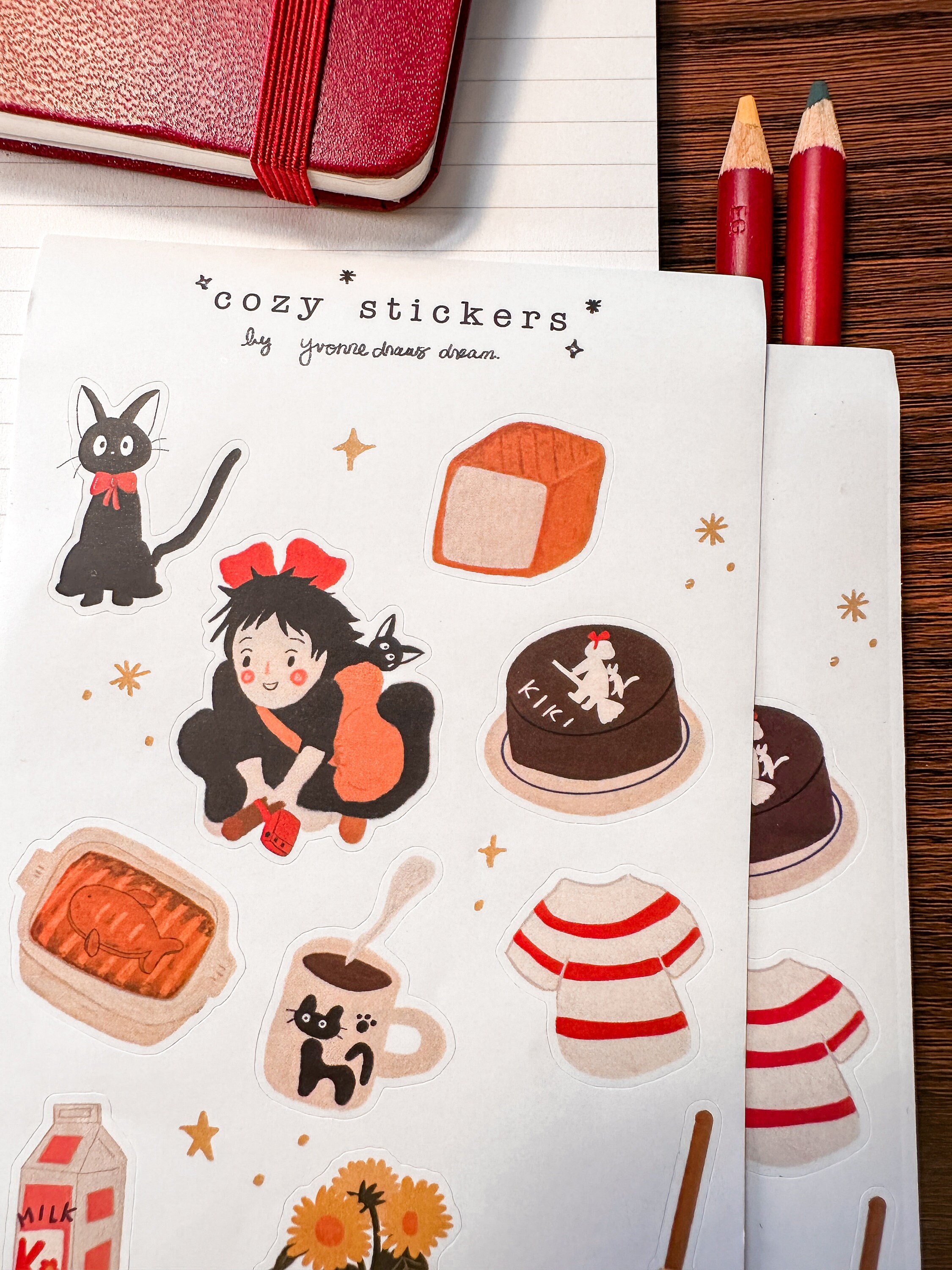 3 Matte Sticker Sheets, Sticker Pack, Sticker Bundle, Cute Stickers ...