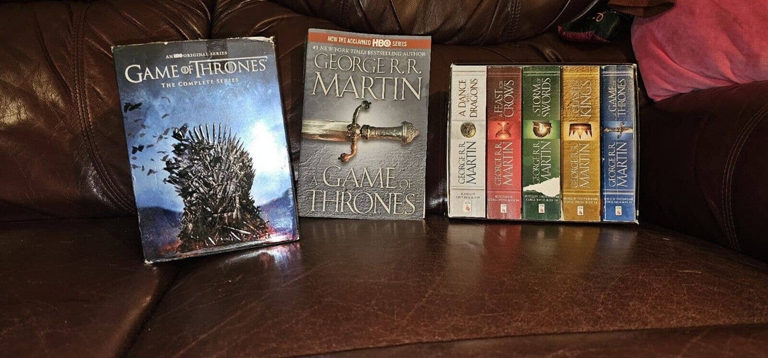 Game of Thrones Complete DVD & Book Series - Etsy