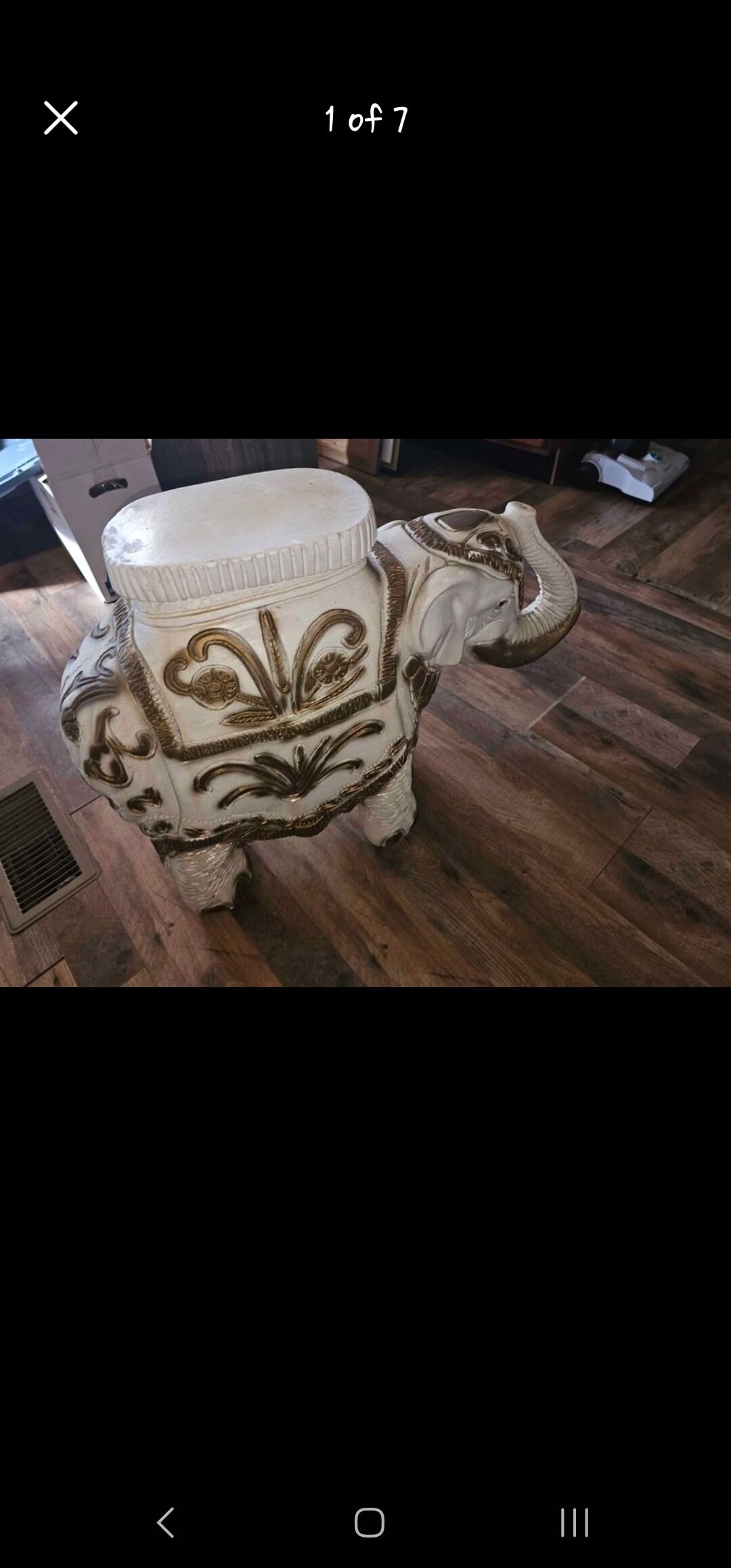 Gorgeous Ceramic Elephant Plant Stand / Decoration - Etsy