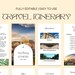 Travel Itinerary Athens Template, Vacation Planner Template, Minimalist ...