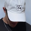 Pocket Queens Adjustable Poker Dad Hat Queen of Spades & Queen of Clubs ...