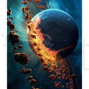 Ball of Fire Pixart Art Diamond Mosaic Painting Wall Decor - Etsy