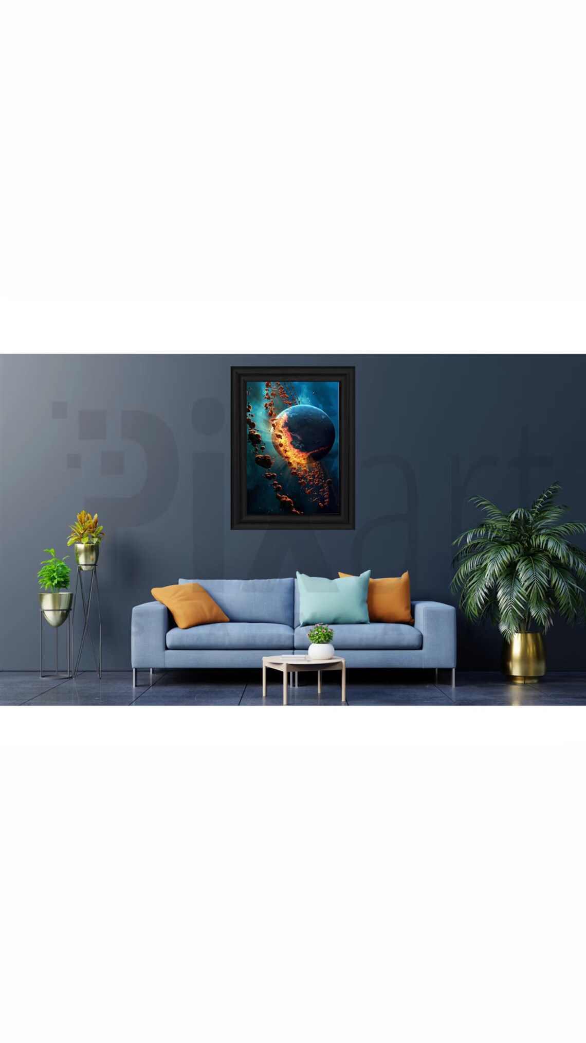 Ball of Fire Pixart Art Diamond Mosaic Painting Wall Decor - Etsy