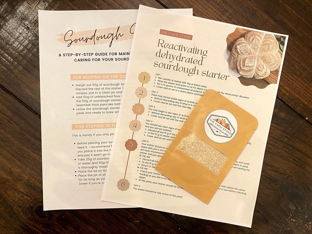 Sourdough Starter dehydrated - Etsy