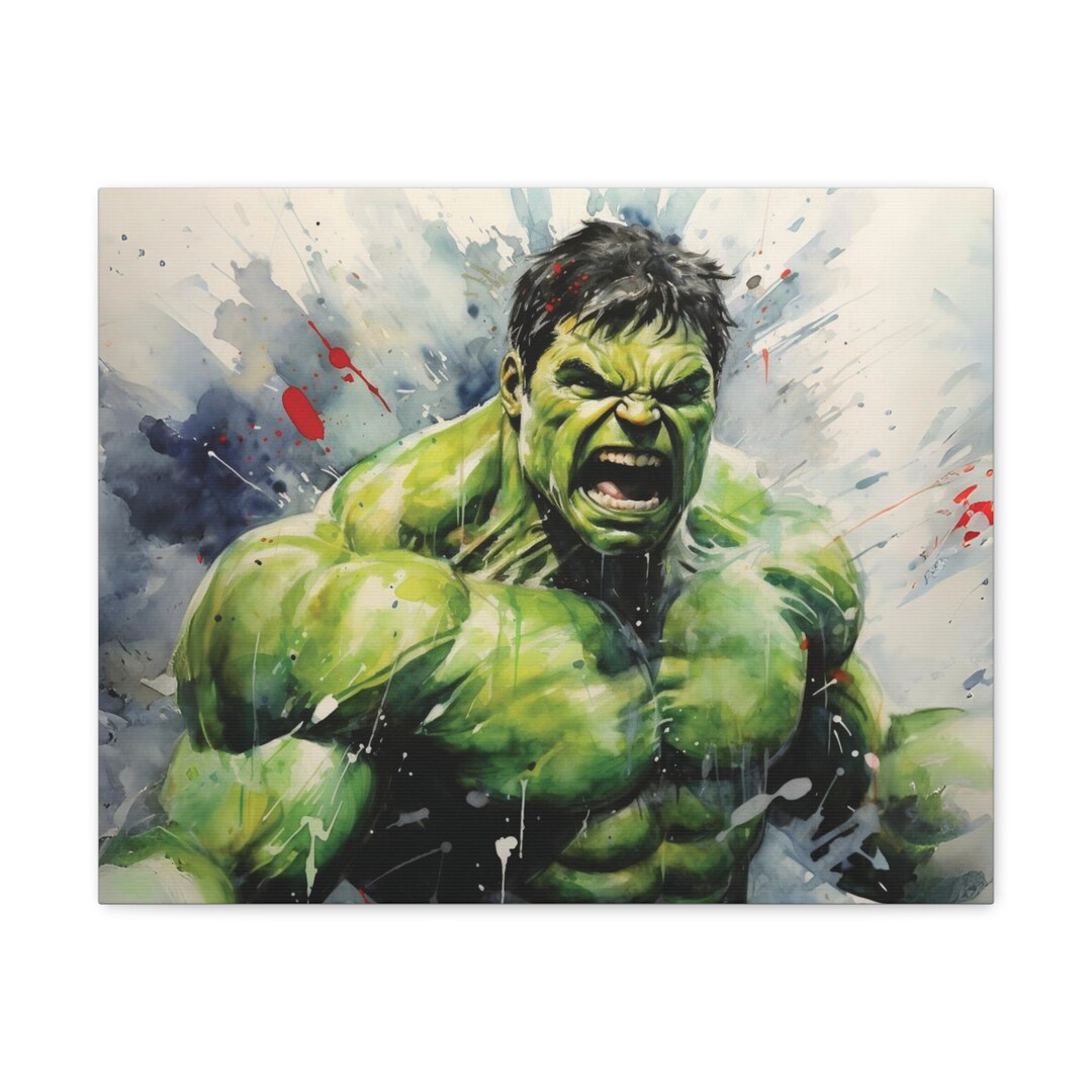 Hulk Canvas | Collectors Items | Artwork | Bruce Banner Fan Art ...