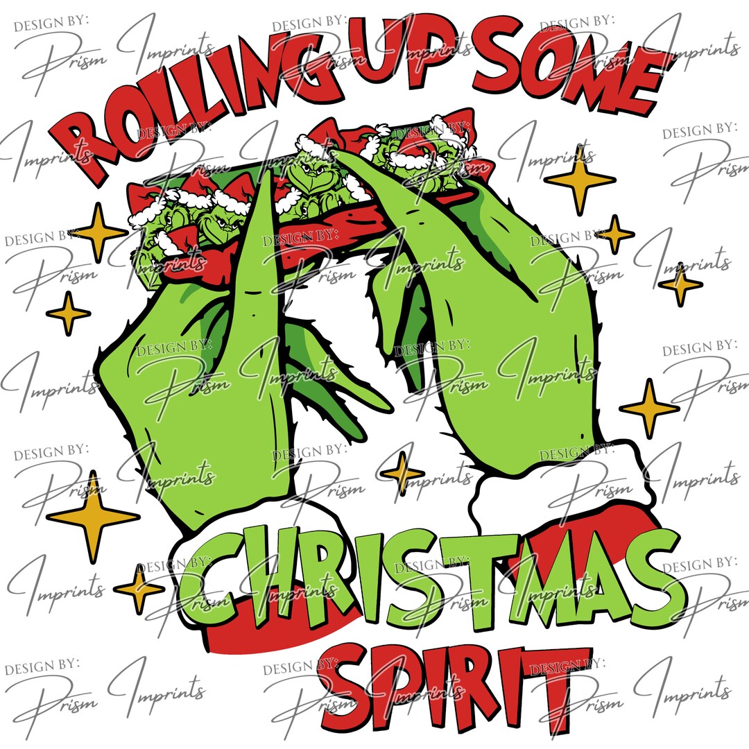 Rolling up Some Christmas Spirit: Christmas Shirt/sweater, PNG - Etsy