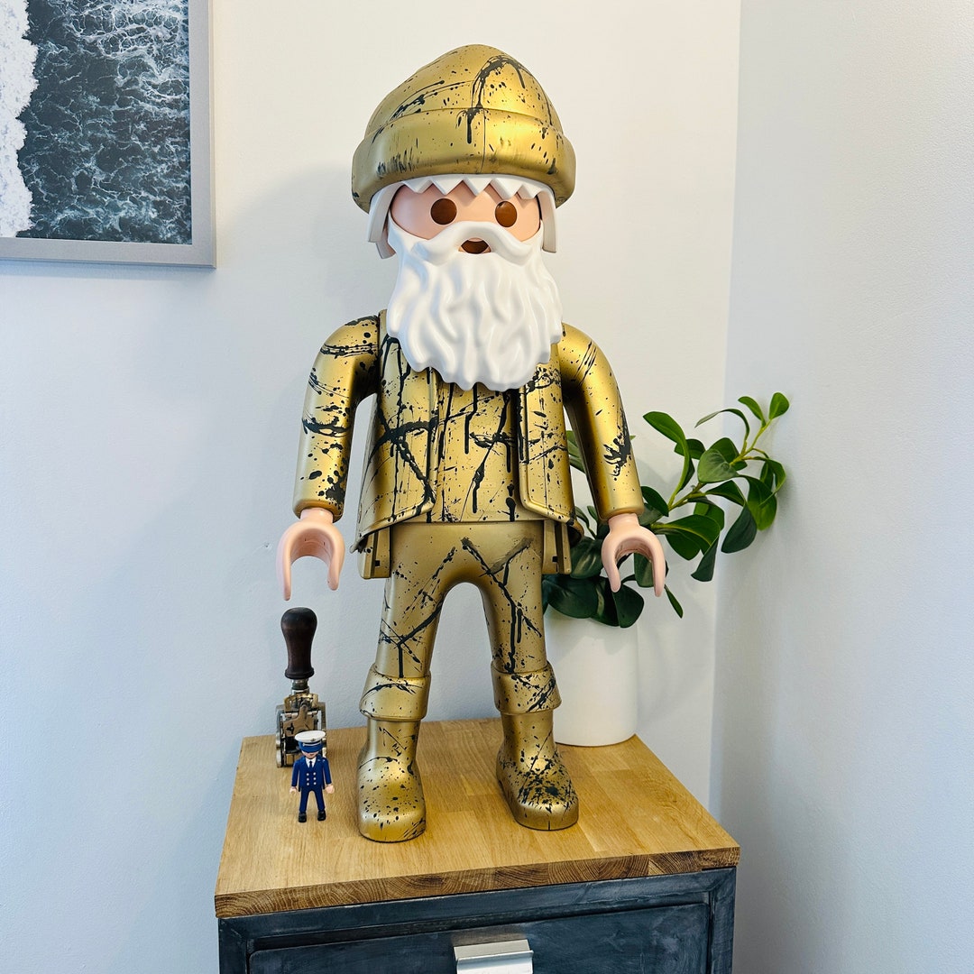 Playmobil XXL Splash Santa GOLD 63 Cm Giant - Etsy