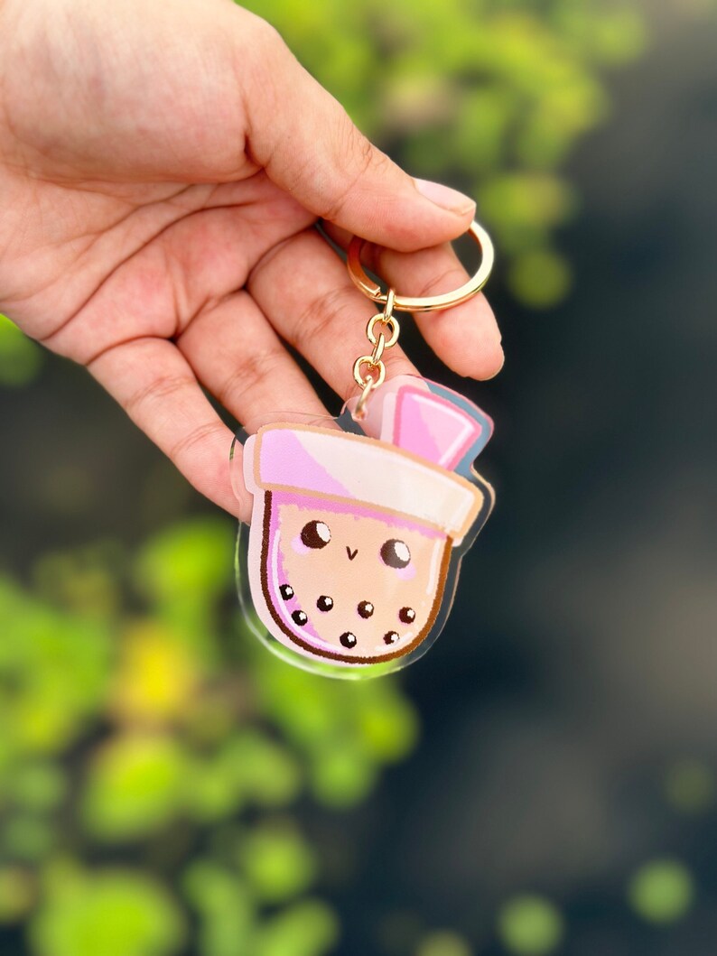 Boba Tea Keychain! - Etsy