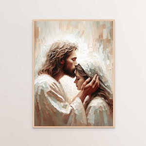 His Love, Christian Art, Jesus Kissing Woman, Jesus Woman Kiss, Jesus ...