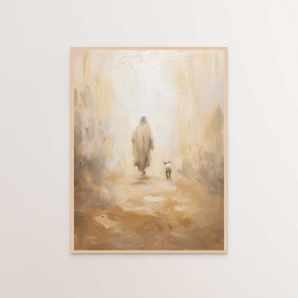 Jesus Leaves the 99 Wall Art - Etsy