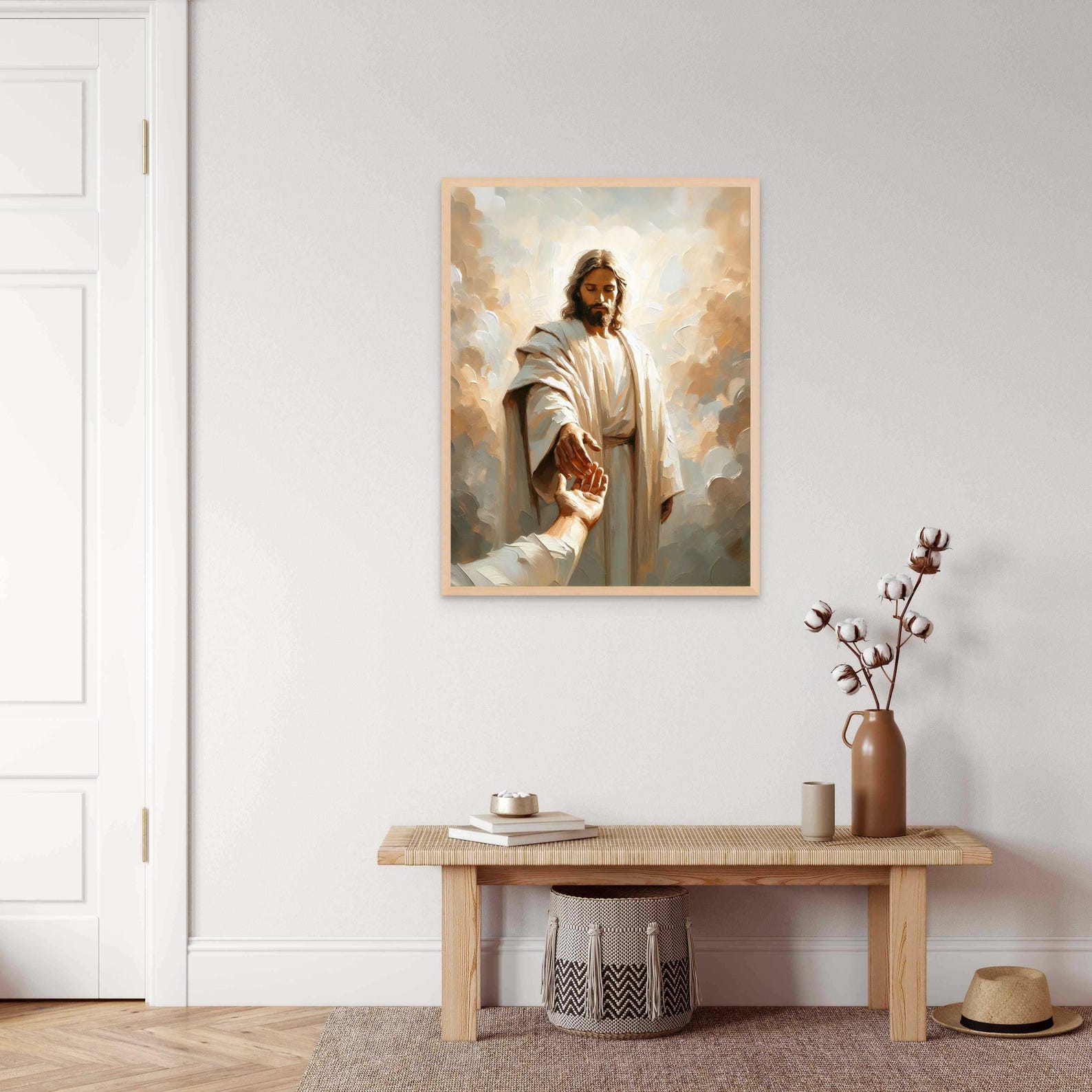 Join Him, Christian Wall Art, Christian Home Decor, Jesus Prints, Bible ...