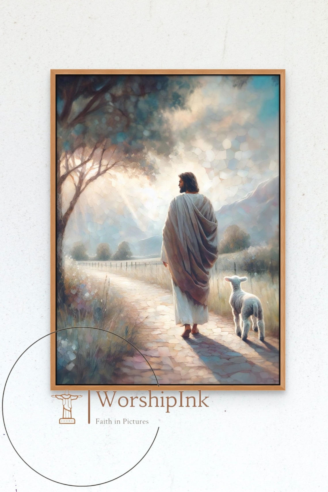 The Way Home, Christian Art, Jesus Christ and the Lamb, Christ Leaves ...