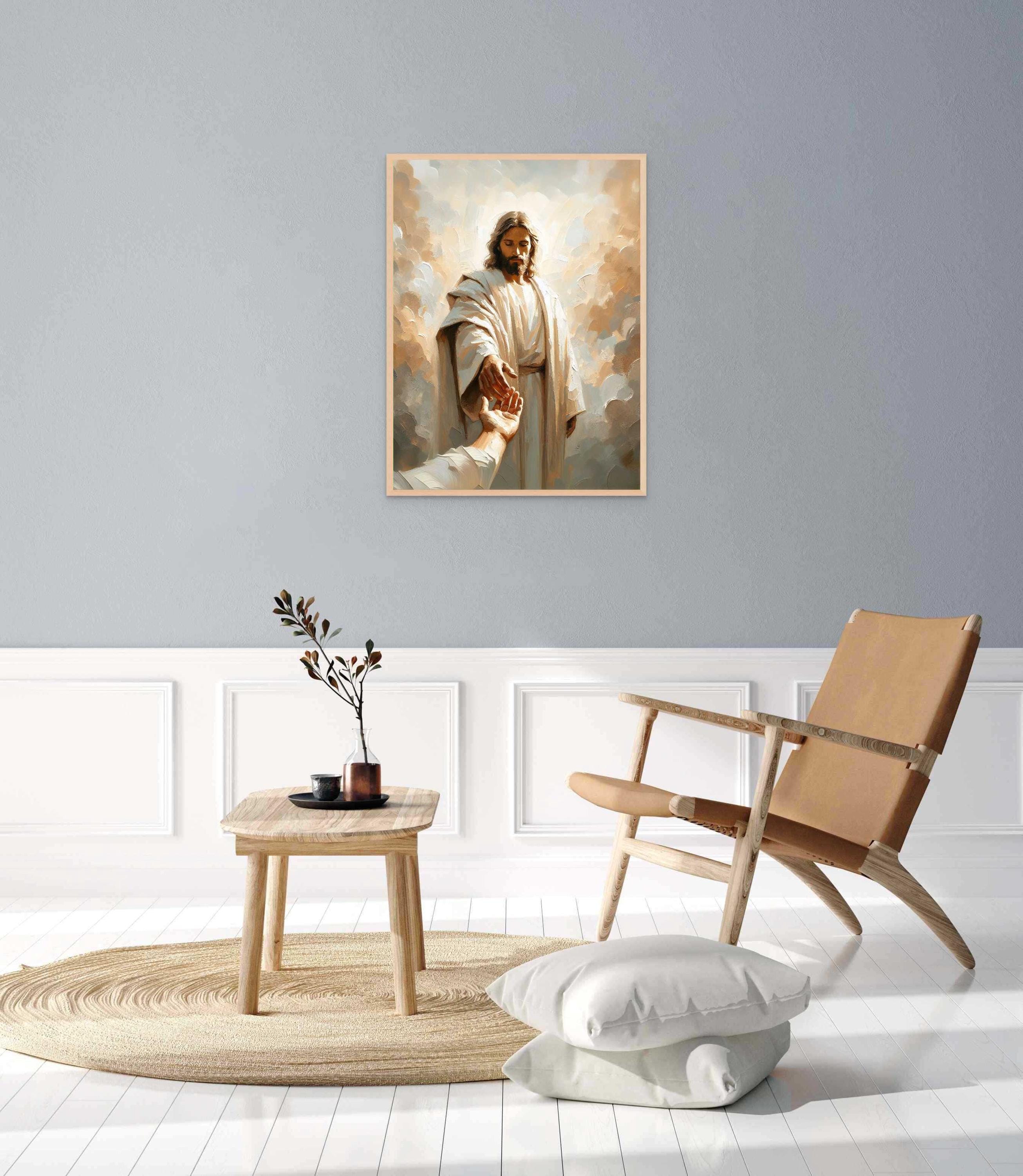 Join Him, Christian Wall Art, Christian Home Decor, Jesus Prints, Bible ...