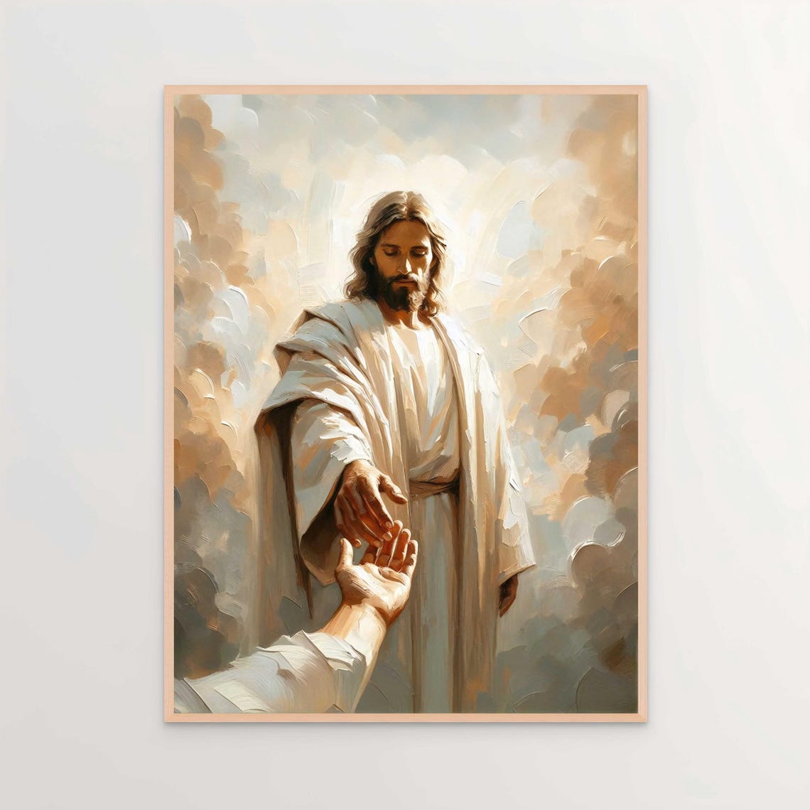 Join Him, Christian Wall Art, Christian Home Decor, Jesus Prints, Bible ...