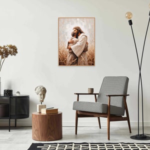 Embrace Him, Christian Art, Jesus Hugging Man, Jesus Wall Art, LDS Art ...