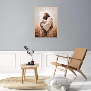 Embrace Him, Christian Art, Jesus Hugging Man, Jesus Wall Art, LDS Art ...