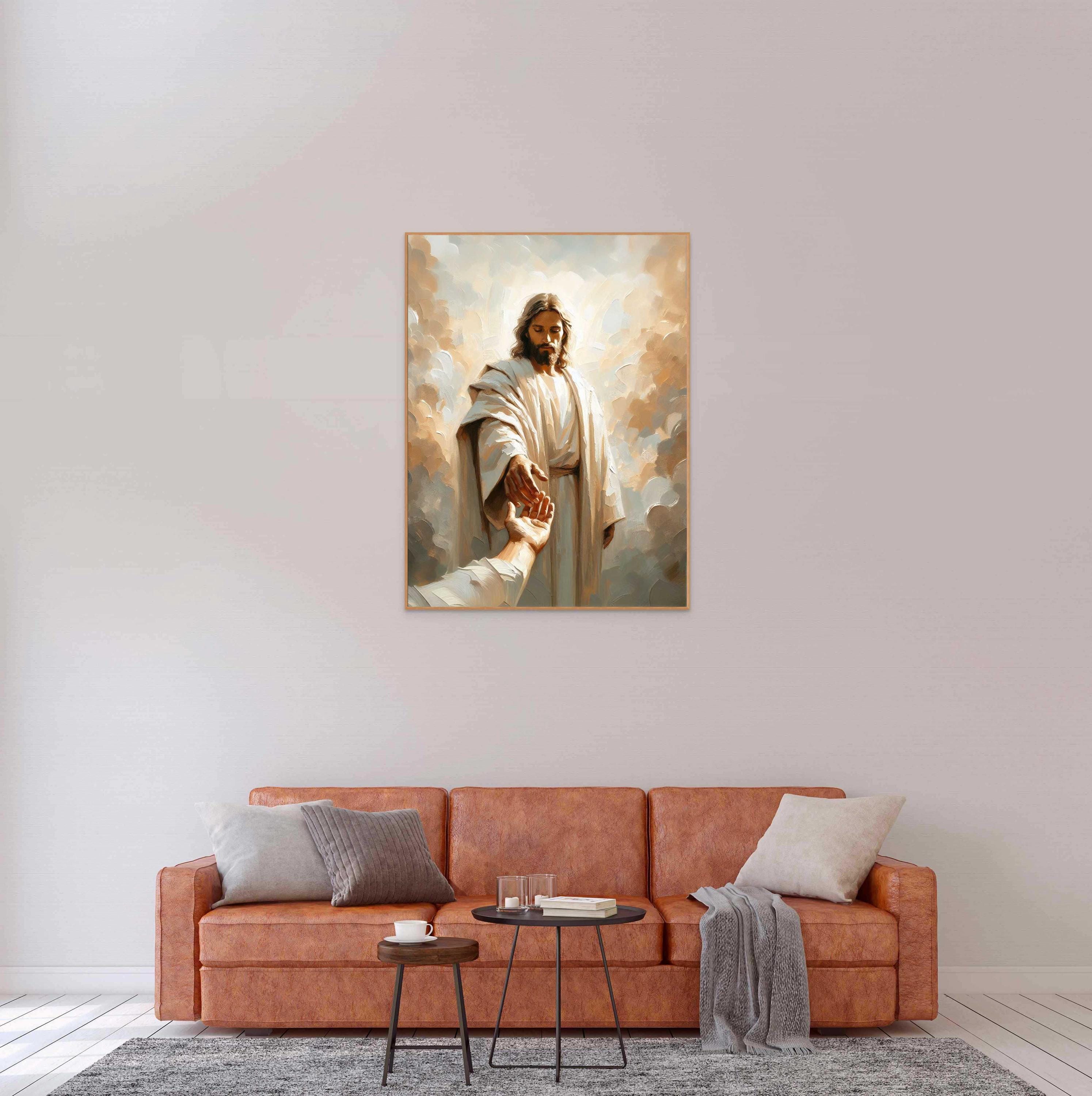 Join Him, Christian Wall Art, Christian Home Decor, Jesus Prints, Bible ...
