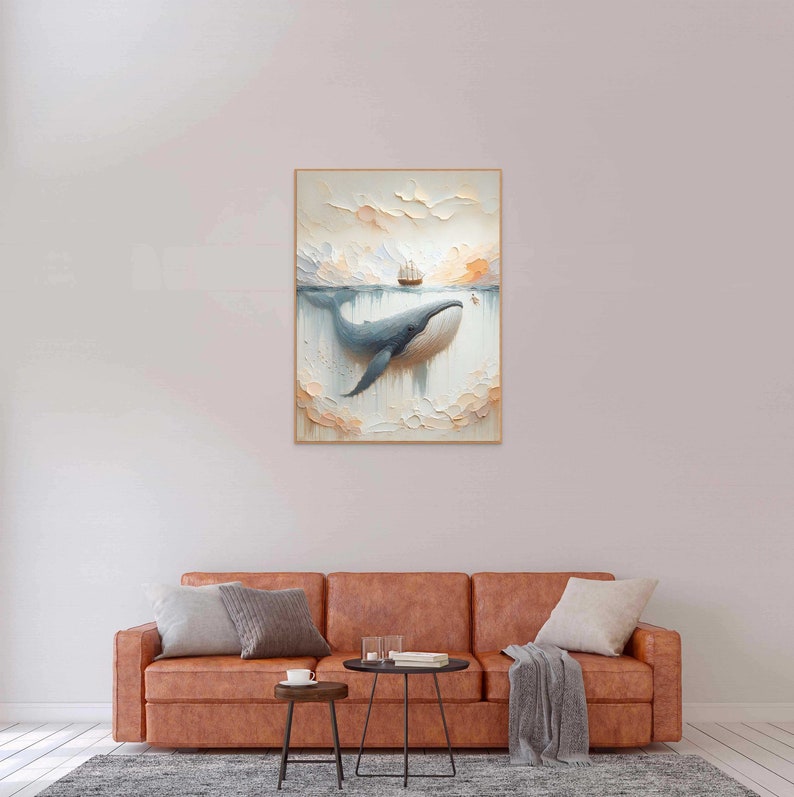 Jonah and the Whale, Christian Art, Digital Christian Painting, Christian Printable, Bible Verse ...