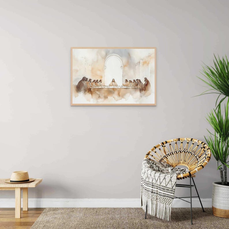 The Last Supper, Christian Wall Art, Picture of Christ, LDS Art ...