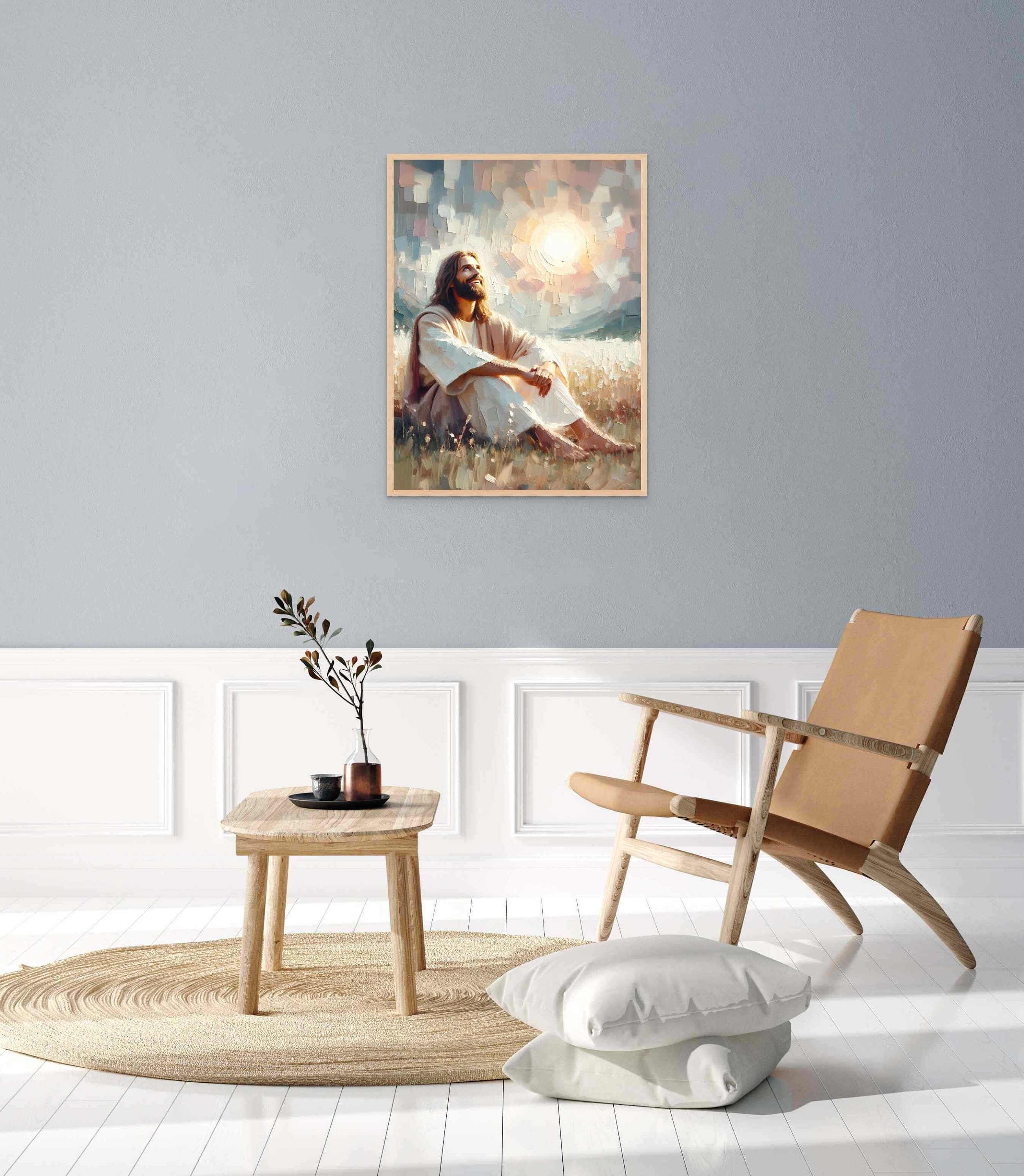 Sun and Smiles, Modern Christian Art, Jesus Portrait, Jesus Art, LDS ...