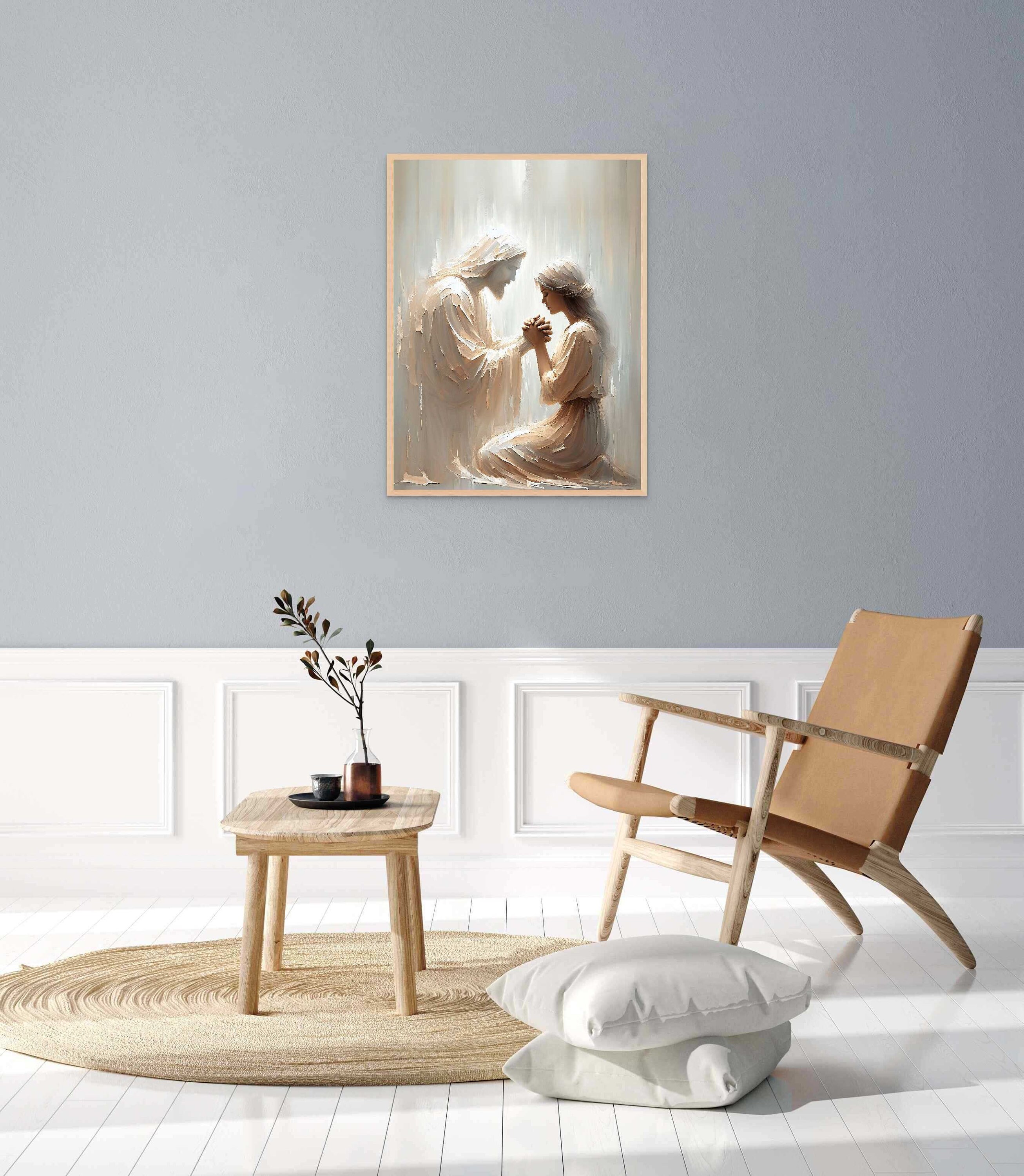 Always With You, Christian Art, Jesus and Woman Prayer, Jesus Painting ...