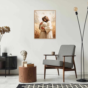 Jesus Loves You, Christian Art, Jesus Christ Hugging Man, Jesus Art ...