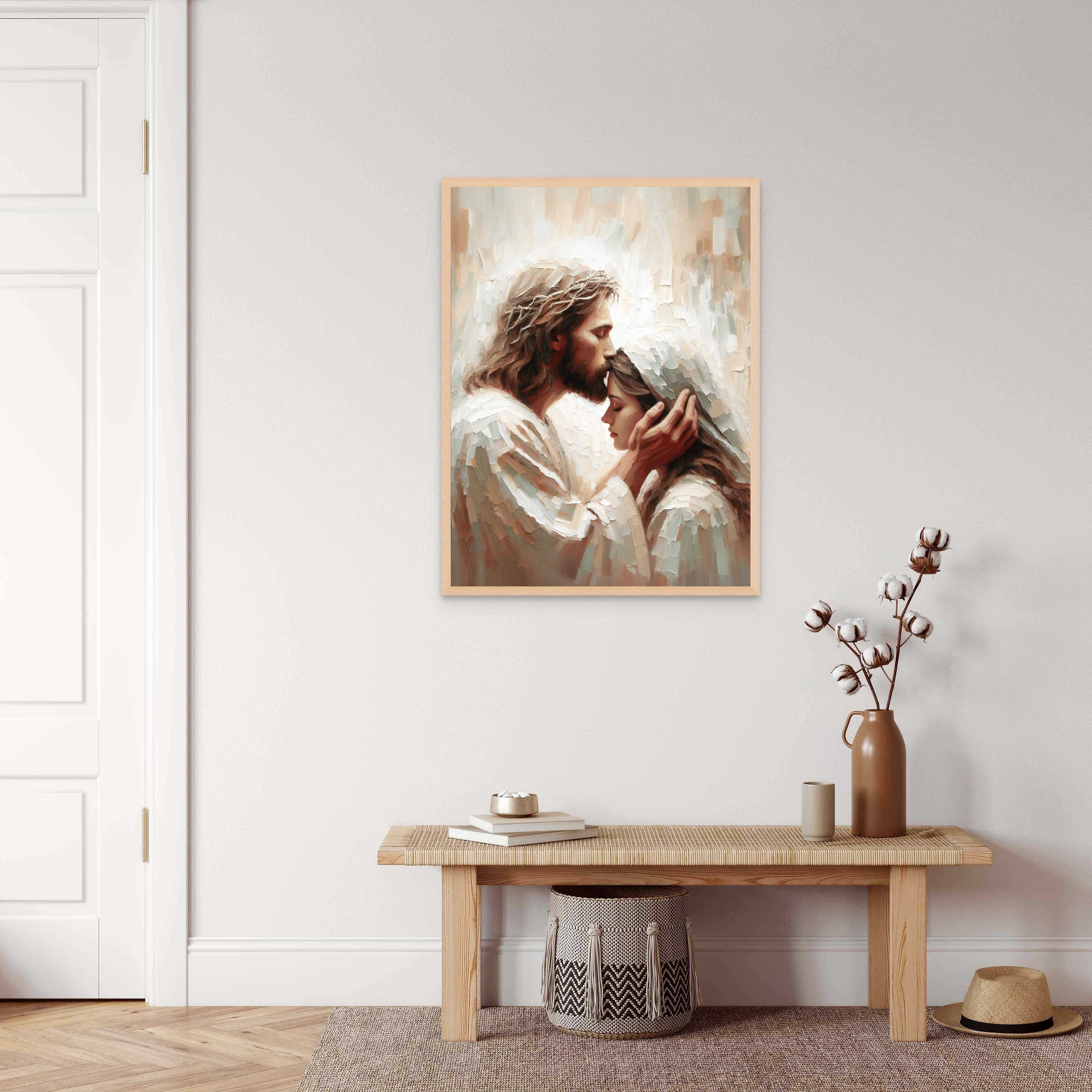 His Love, Christian Art, Jesus Kissing Woman, Jesus Woman Kiss, Jesus ...